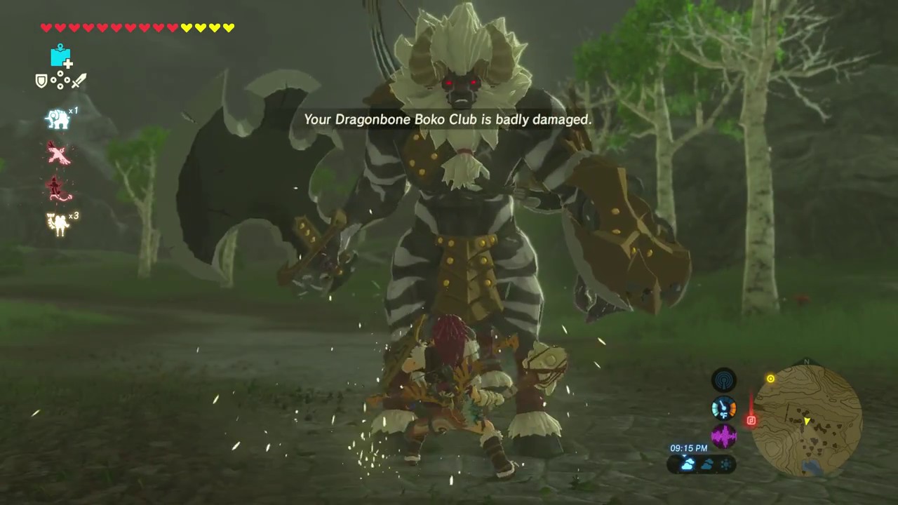 Zelda: Breath of the Wild (1080p 60fps) - Savage Lynel Destruction (No ...