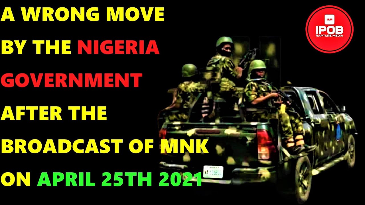 WRONG MOVE! After The Broadcast Of MNK On The 25Th Day Of April 2021 ...