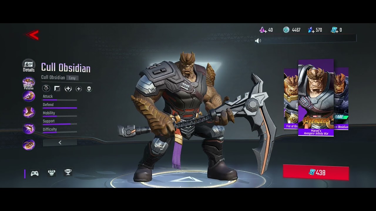 "LKD" CULL OBSIDIAN [MARVEL SUPER WAR] - YouTube