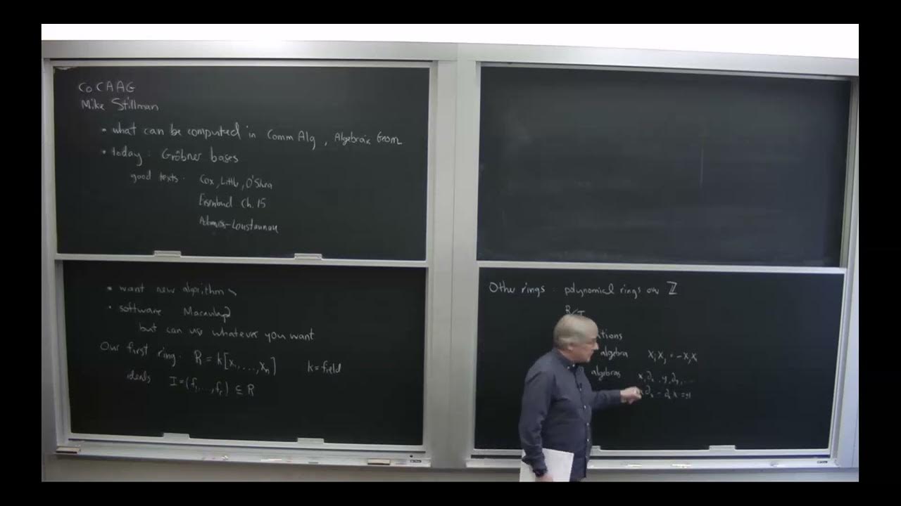 Graduate Course: Computational commutative algebra and computational algebraic geometry ...