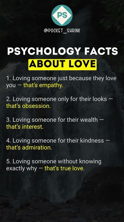 Psychology Facts about Love #PsychologyFacts #LovePsychology #TrueLove - YouTube