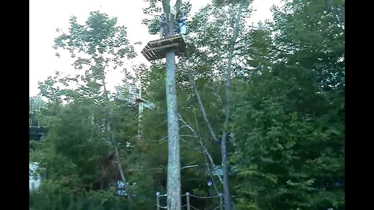 Aerial Adventure Park, Leap of Faith 9-3-2012 - YouTube