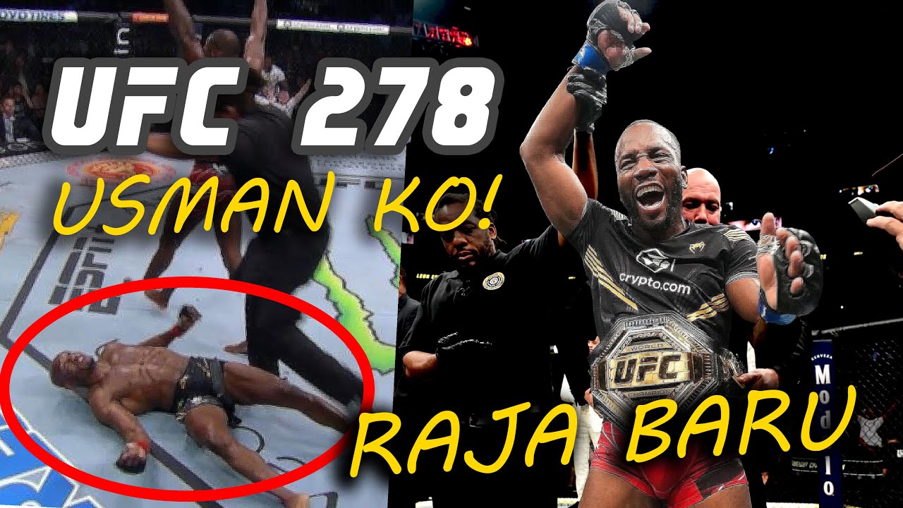 Hasil UFC 278 - KAMARU USMAN LENGSER‼️ LEON EDWARDS MENANG KO - YouTube