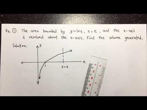 Lesson 18: Volume by Integration (Solids of Revolution) - Circular Disk ...