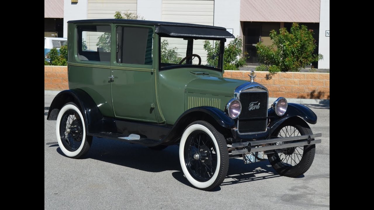 SOLD: 1926 Ford Model T Tudor, CA - YouTube