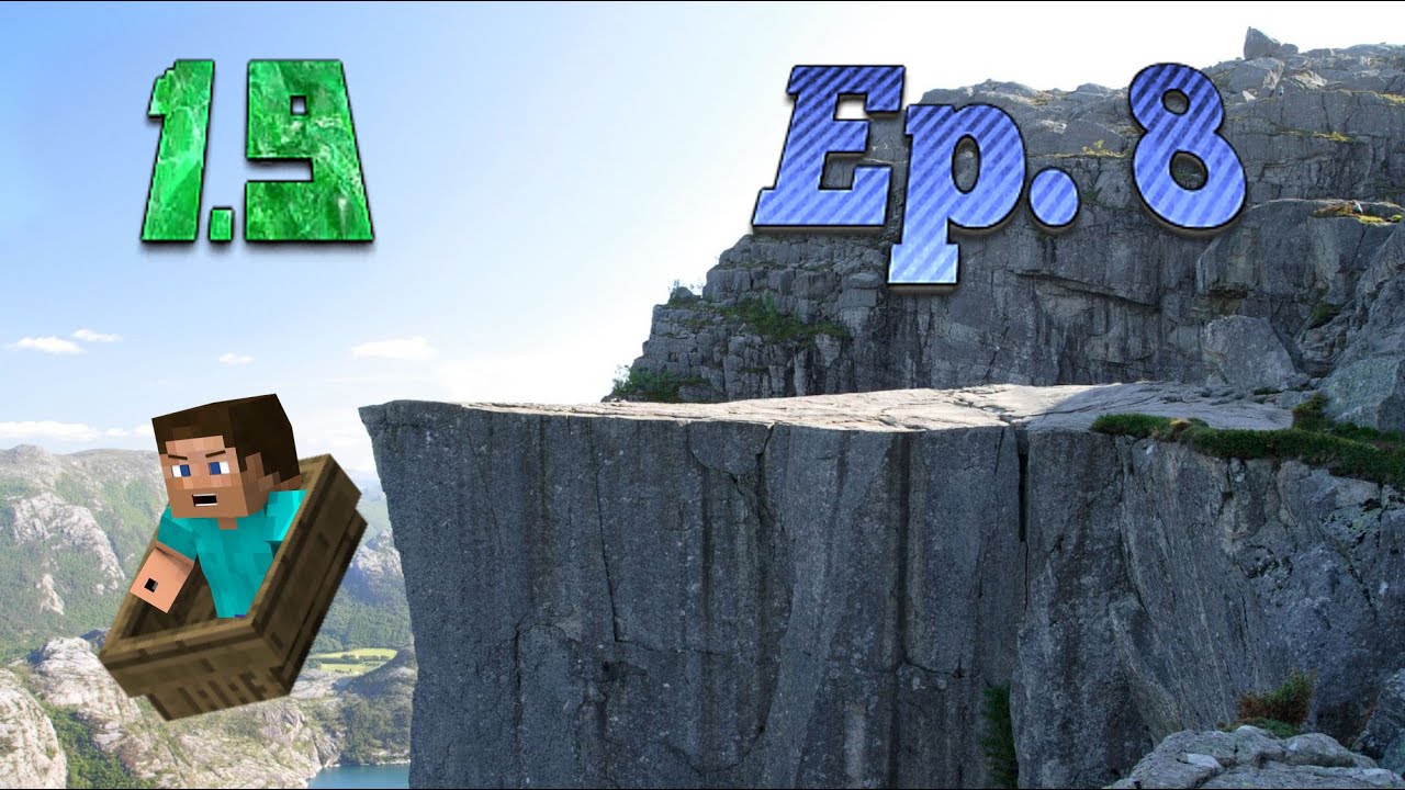 Row Your Boat Gently off a CLIFF | Minecraft 1.9 SMP Survival Ep. 8 ...