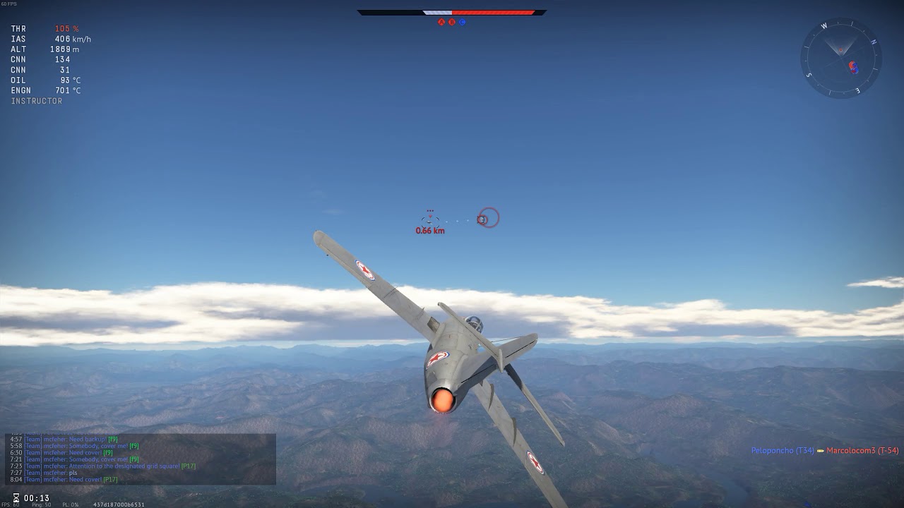 War Thunder | Low-poly bugged AI plane - YouTube