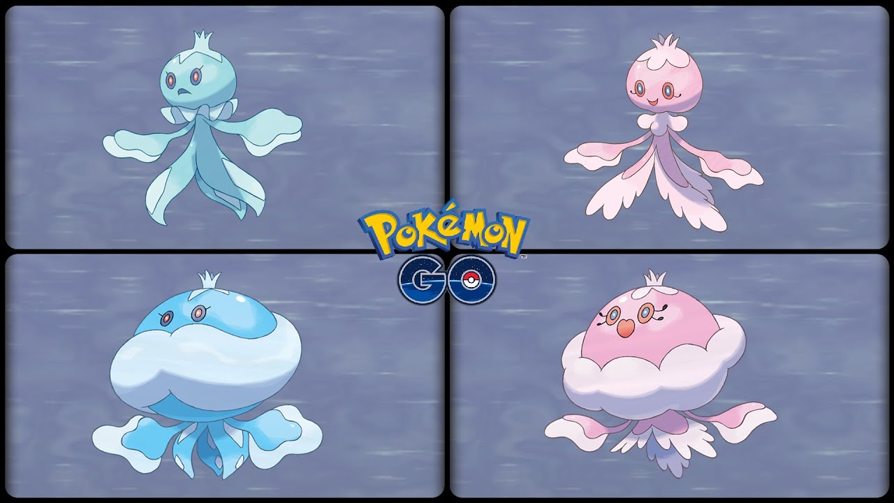 Pokemon Go: Evolving ♂ and ♀ Frillish into ♂ and ♀ Jellicent - YouTube