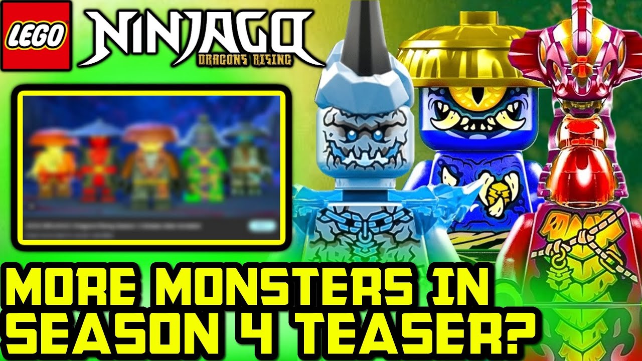 Season 4 Teaser to Show NEW Elemental Monsters? 😈 Ninjago Dragons ...