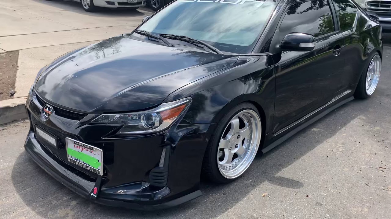 My Stanced 2014 scion TC - YouTube