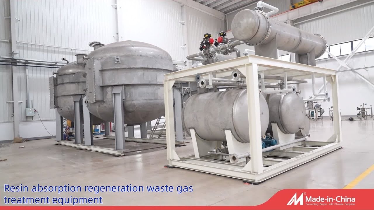 Equipment Display * Waste gas treatment * Resin absorption regeneration ...