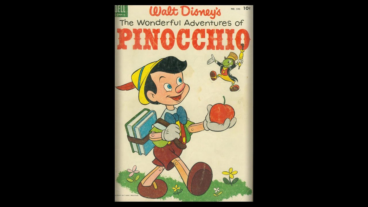 DISNEY Dell Four Color Comics #0545 Pinocchio - YouTube