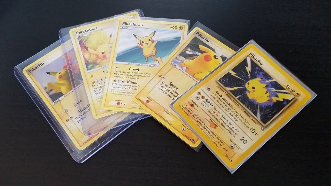Opening 5 Very Cool Pikachu Cards! (Pokemon) - YouTube