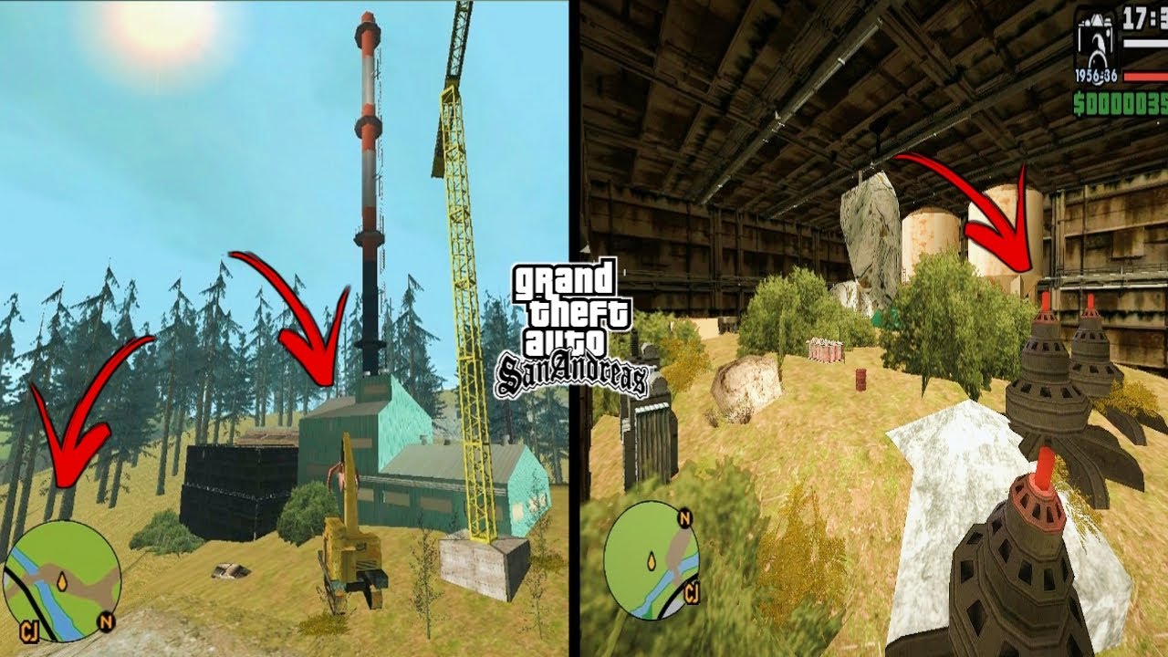 Secret Nuclear Power Plant Location in GTA San Andreas | Nuclear Power ...
