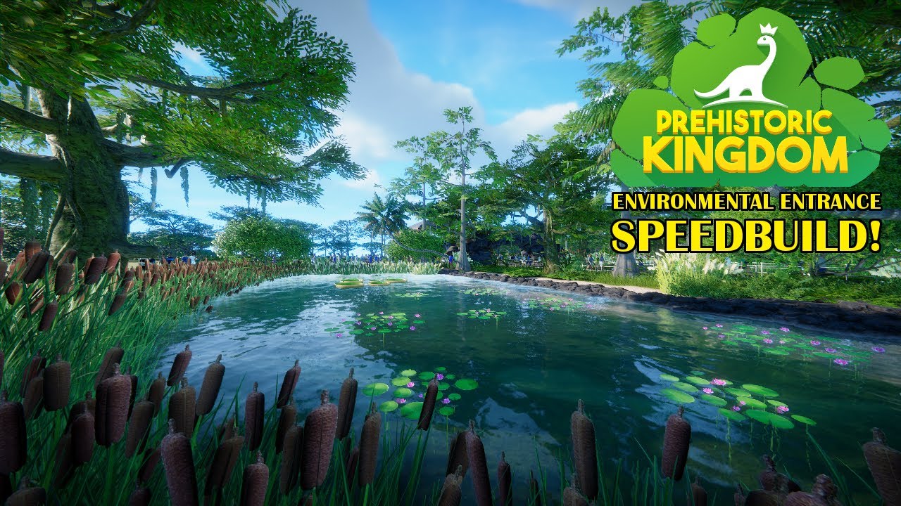 How to Build a Nice Entrance in Prehistoric Kingdom! - Environment ...