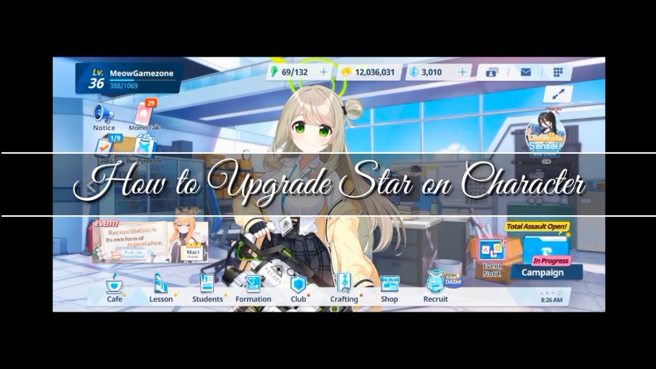 Blue Archive | How to Upgrade Star on Character - YouTube