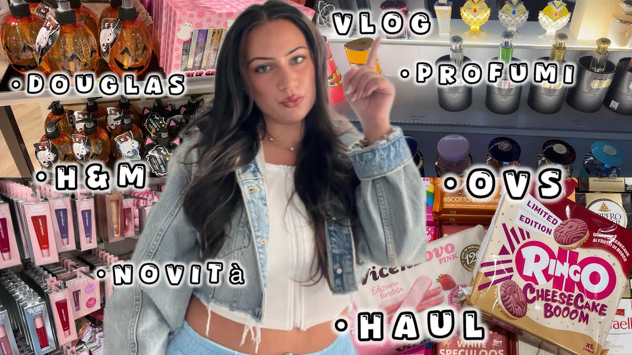 🦋🍃🍒Vado a sentire un nuovo profumo|||Vlog* H&M , Douglas , OVS + HAUL ...