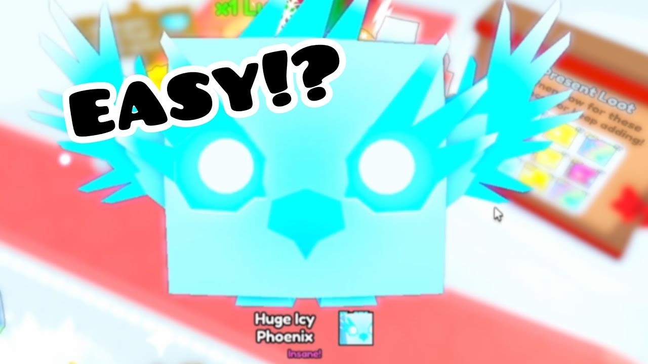 I hatched the NEW HUGE ICY PHOENIX and THIS HAPPENED in Pet Simulator ...