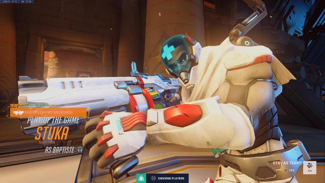 Overwatch 2: Qp Anubis Baptiste [Hero Perks] - YouTube