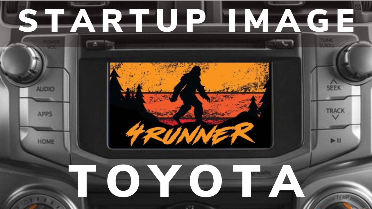 How To Change Toyota Startup Image - YouTube