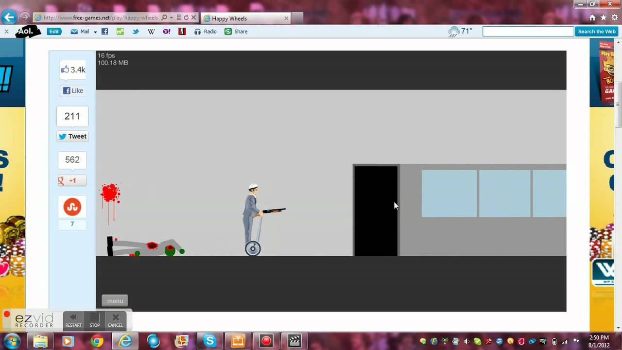 PLAYING HAPPY WHEELS-PART 1 - YouTube