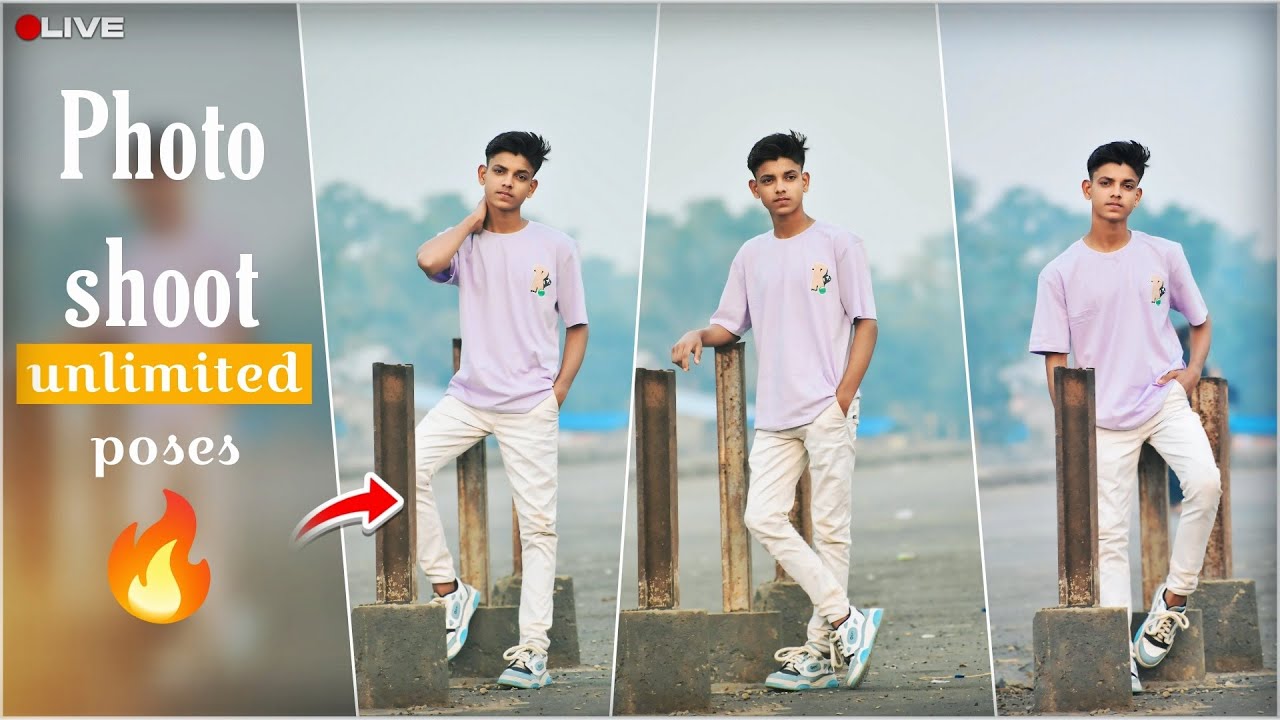 Live photoshoot poses ideas new stylish poses - YouTube