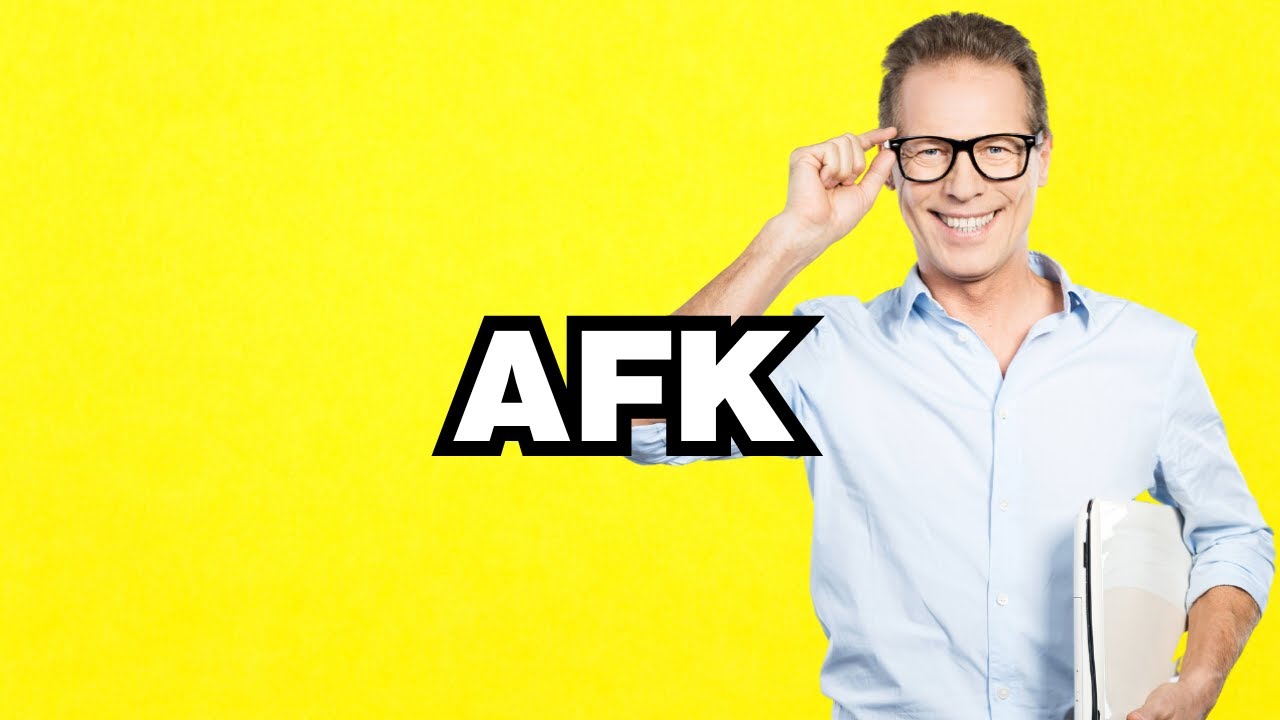 AFK - meaning | What does "AFK" mean? Slang definition - YouTube