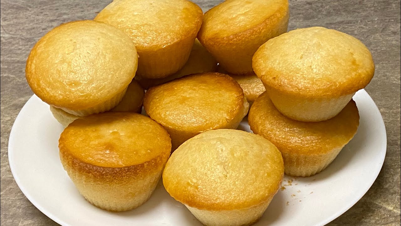 Vanilla Cup Cake Recipe Soft and Spongy ||Vanilla Muffins Soft and ...