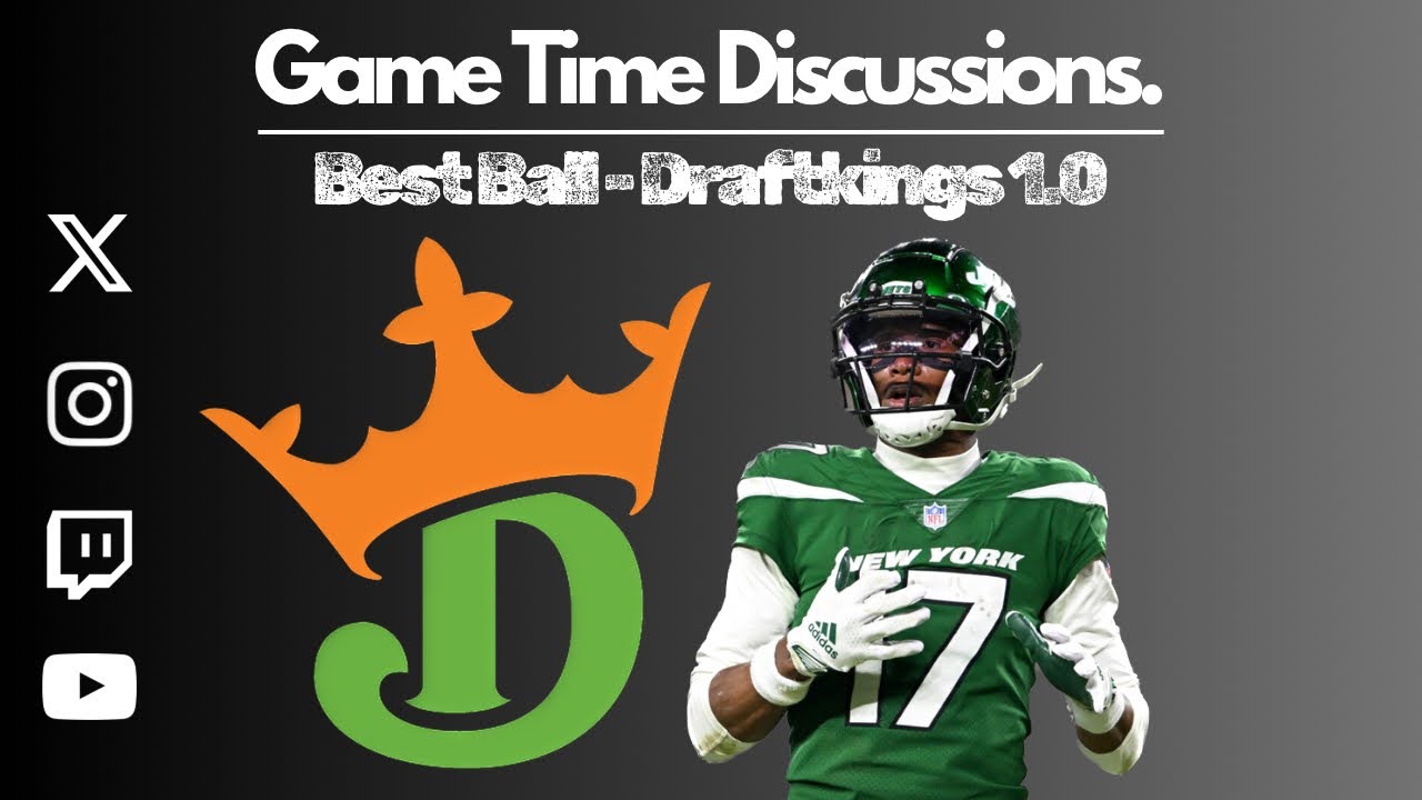 2024 NFL Best Ball Mania | DraftKings Fantasy Football Draft 1.0 - YouTube