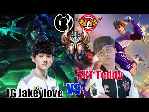 Jackeylove VN vs SKT Teddy EZ | When IG Jackeylove meets SKT T1 Teddy in KR SoloQ 2019 - YouTube