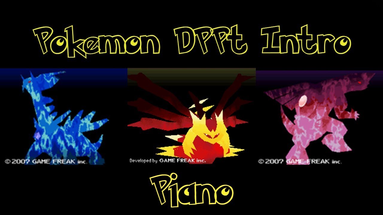Pokemon DPPt Opening Piano (Not a tutorial) | NDS - YouTube