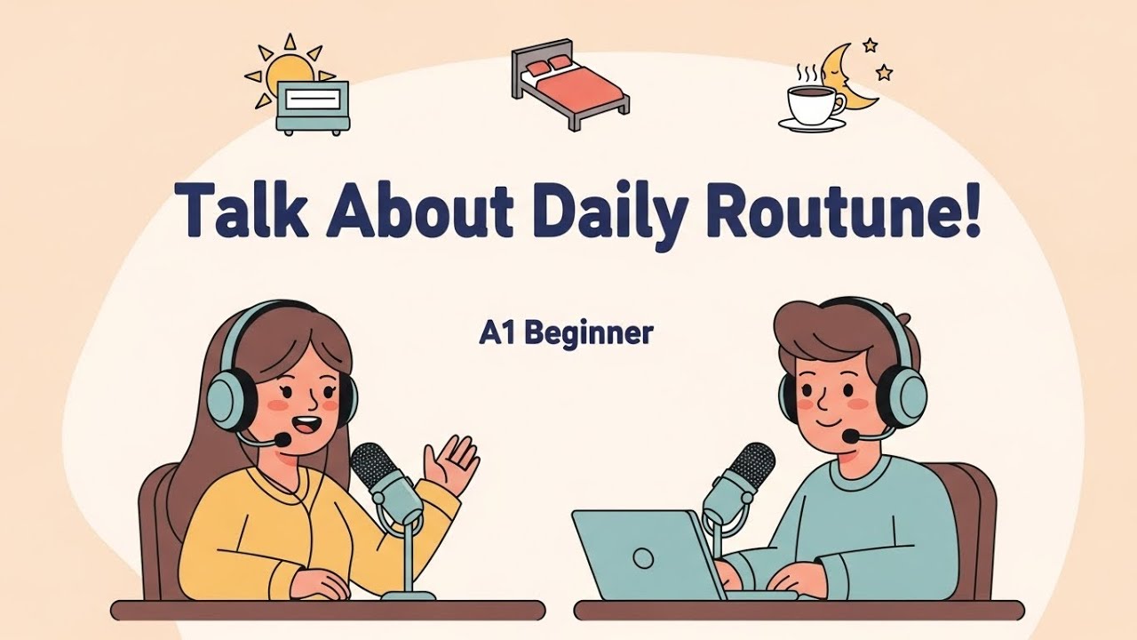 How to Talk About Your Daily Routine in English II Easy English ...