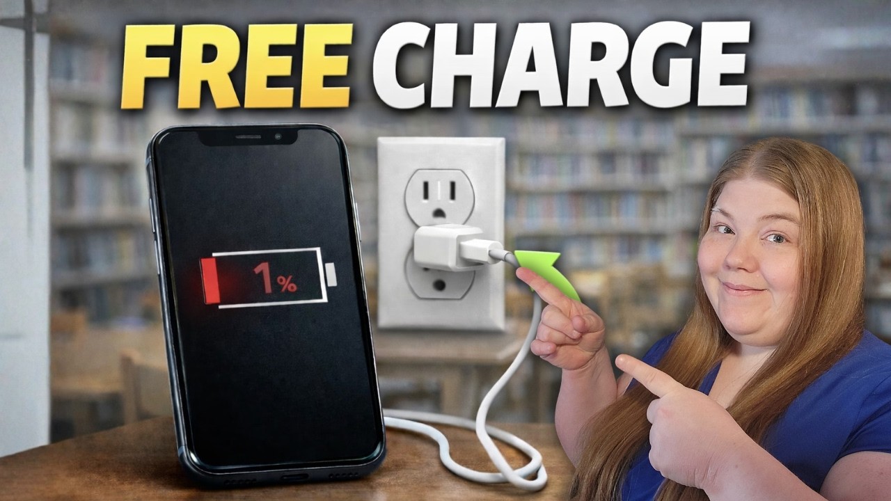 Where to Charge Your Phone for Free When You're Struggling - YouTube