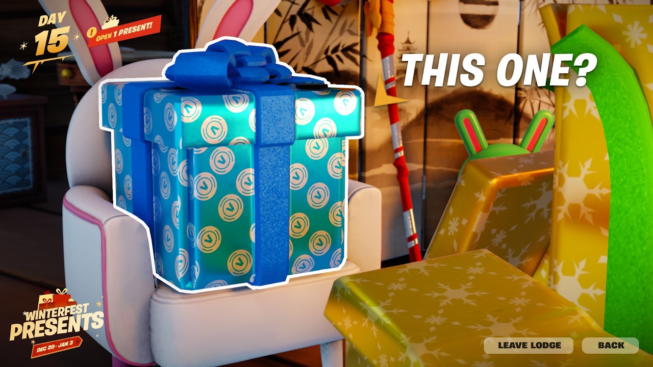 Fortnite's 15th PRESENT is HERE! - YouTube