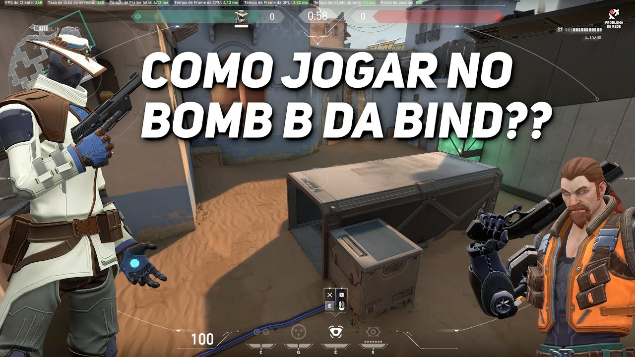 VALORANT - COMO JOGAR NA B DA BIND? - YouTube