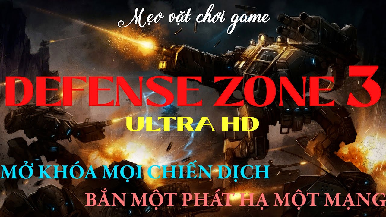Mẹo vặt chơi game DEFENSE ZONE 3 ULTRA HD - YouTube