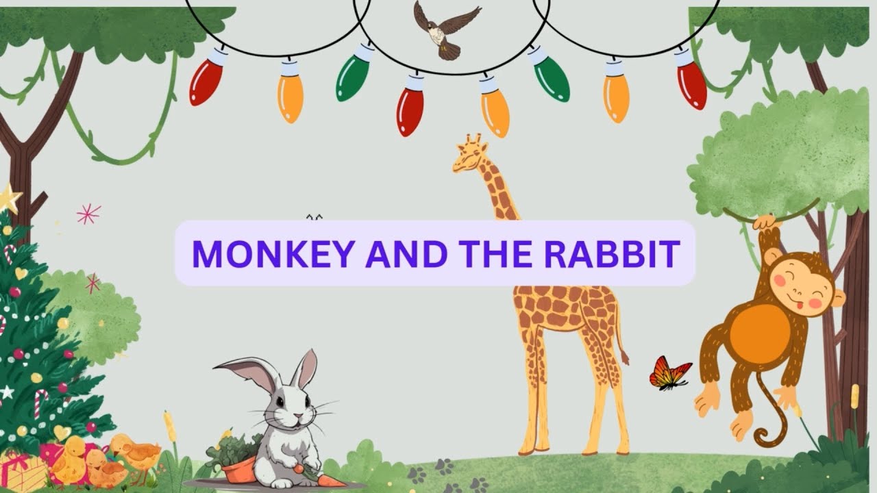 MONKEY AND THE RABBIT STORY - YouTube