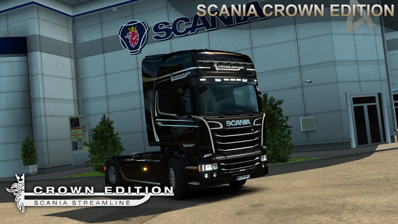 [ETS2 MOD] Scania Crown Edition skin for RJL + Colored Display [v1.26 ...