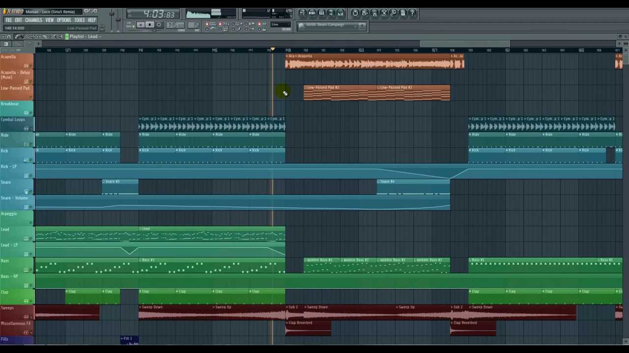 Manian - Loco (5iriu5 Club Remix) [FL Studio Playthrough] - YouTube