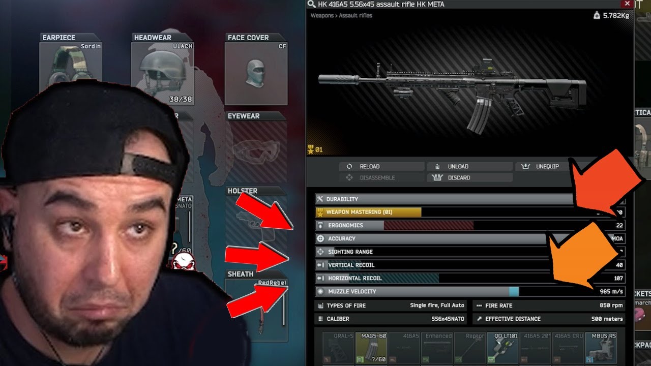 HK BUILD #glorious_e #eft - YouTube