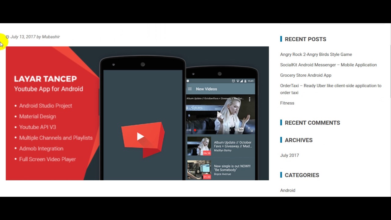 Layar Tancep v2 0 – Youtube App for Android free Download - YouTube