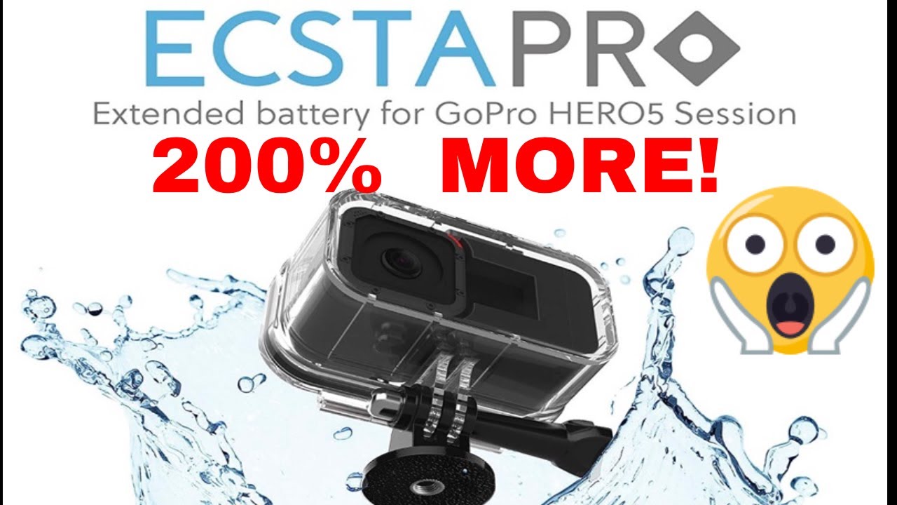 EcstaPro Extended Battery for GoPro Session unboxing - YouTube