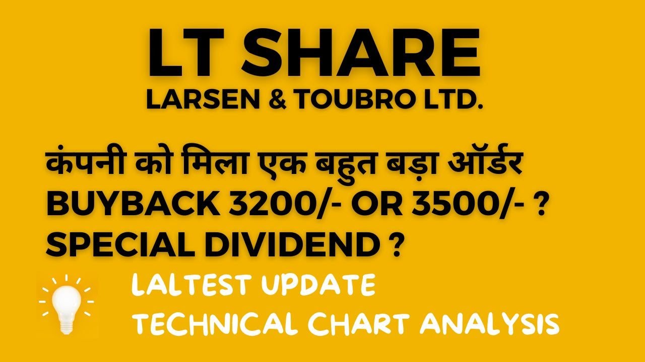 LARSEN AND TOUBRO SHARE LATEST NEWS II LARSEN AND TOUBRO SHARE II - YouTube