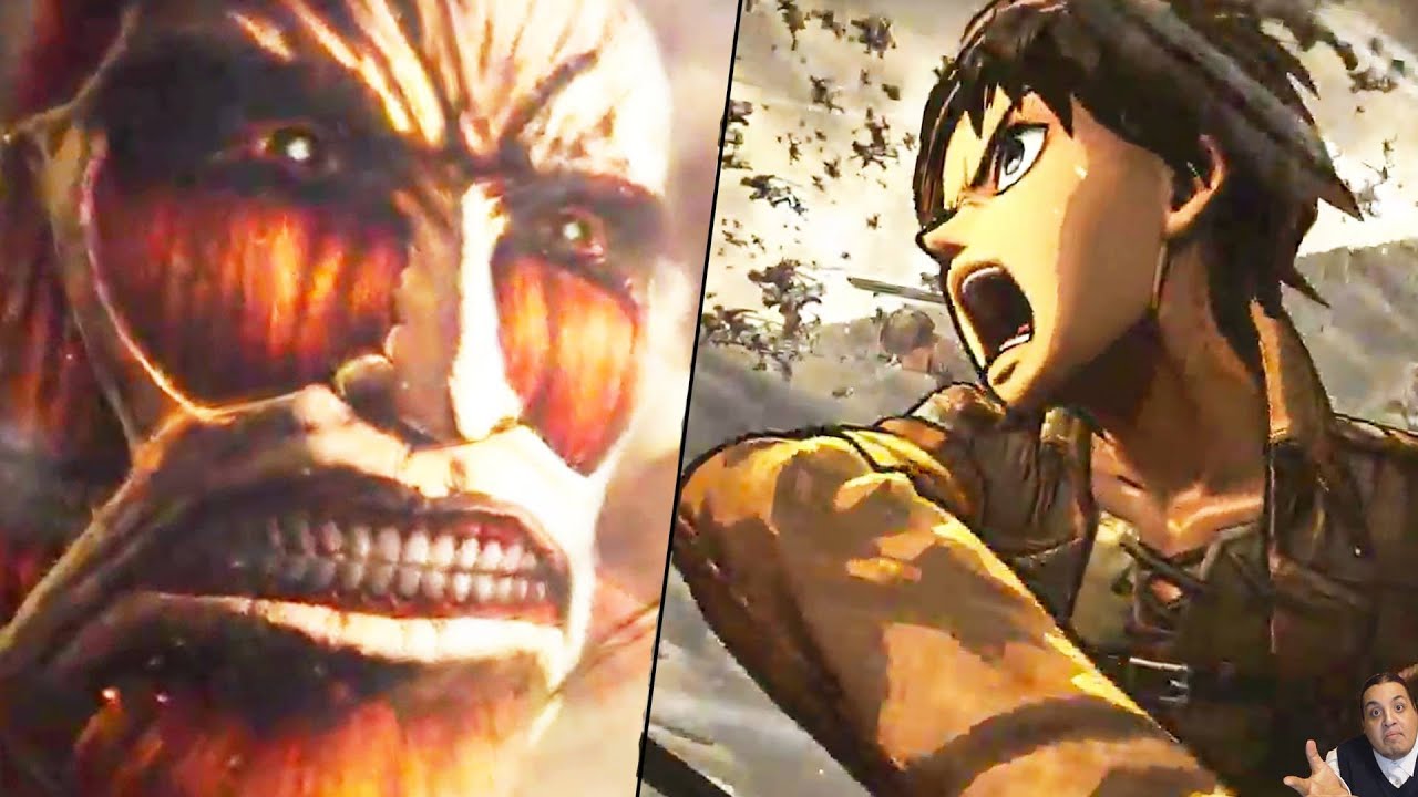 Attack on Titan PS4 Game Trailer Reaction 進撃の巨人 -- Shingeki No Kyojin ...
