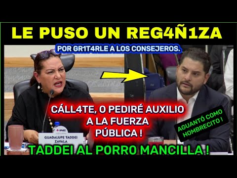 Llegó Muy CH1NG00N el P0RR0 Mancilla Gritando al INE y Taddei le da la REG4ÑADA de su Vida ! 