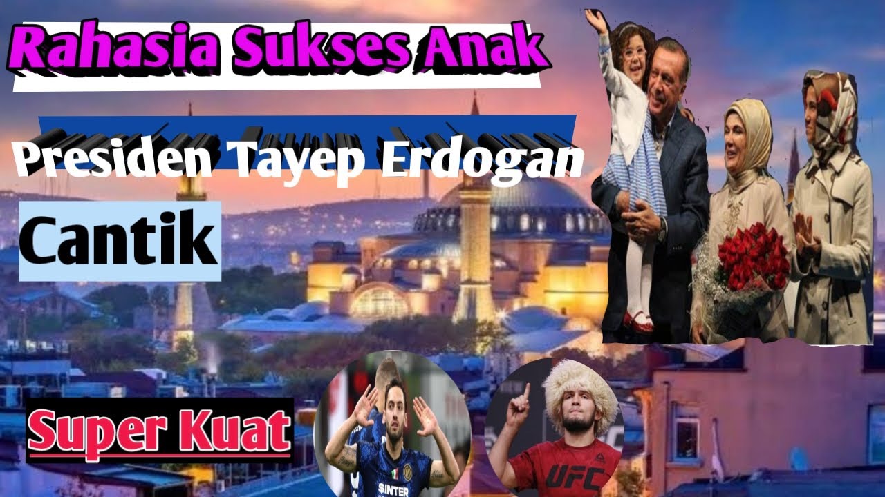 Anak pintar da cantik presiden tayep erdogan - YouTube