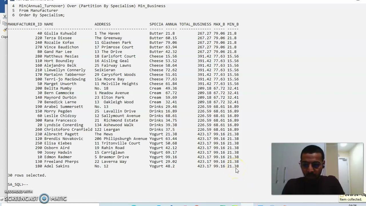 SQL Analytical Functions - YouTube