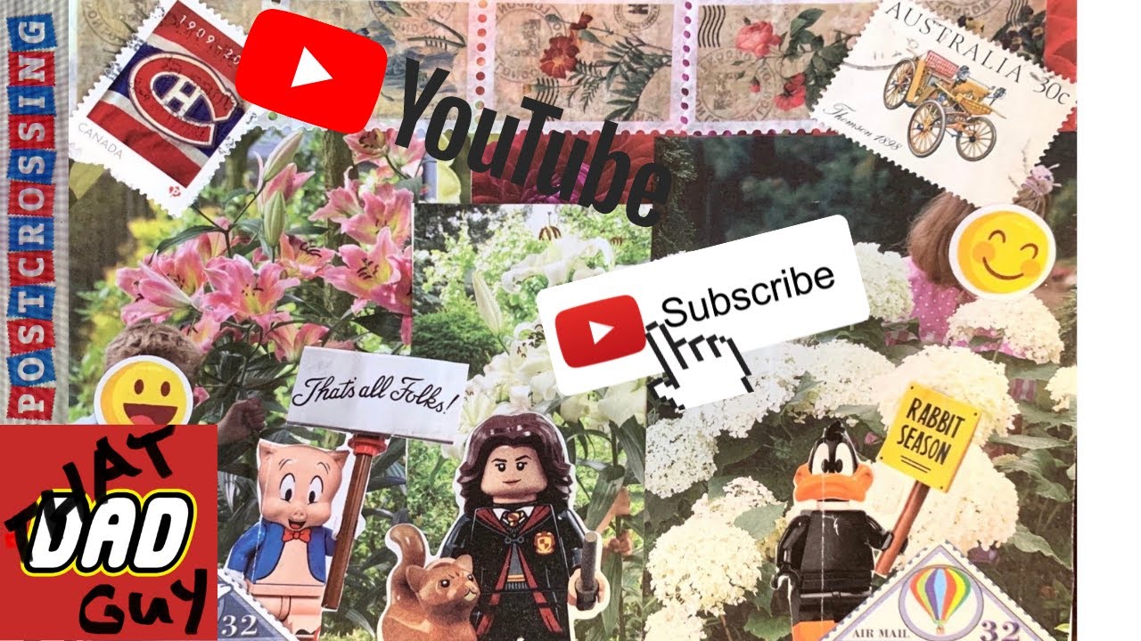 Postcrossing Making a Homemade Postcard - YouTube