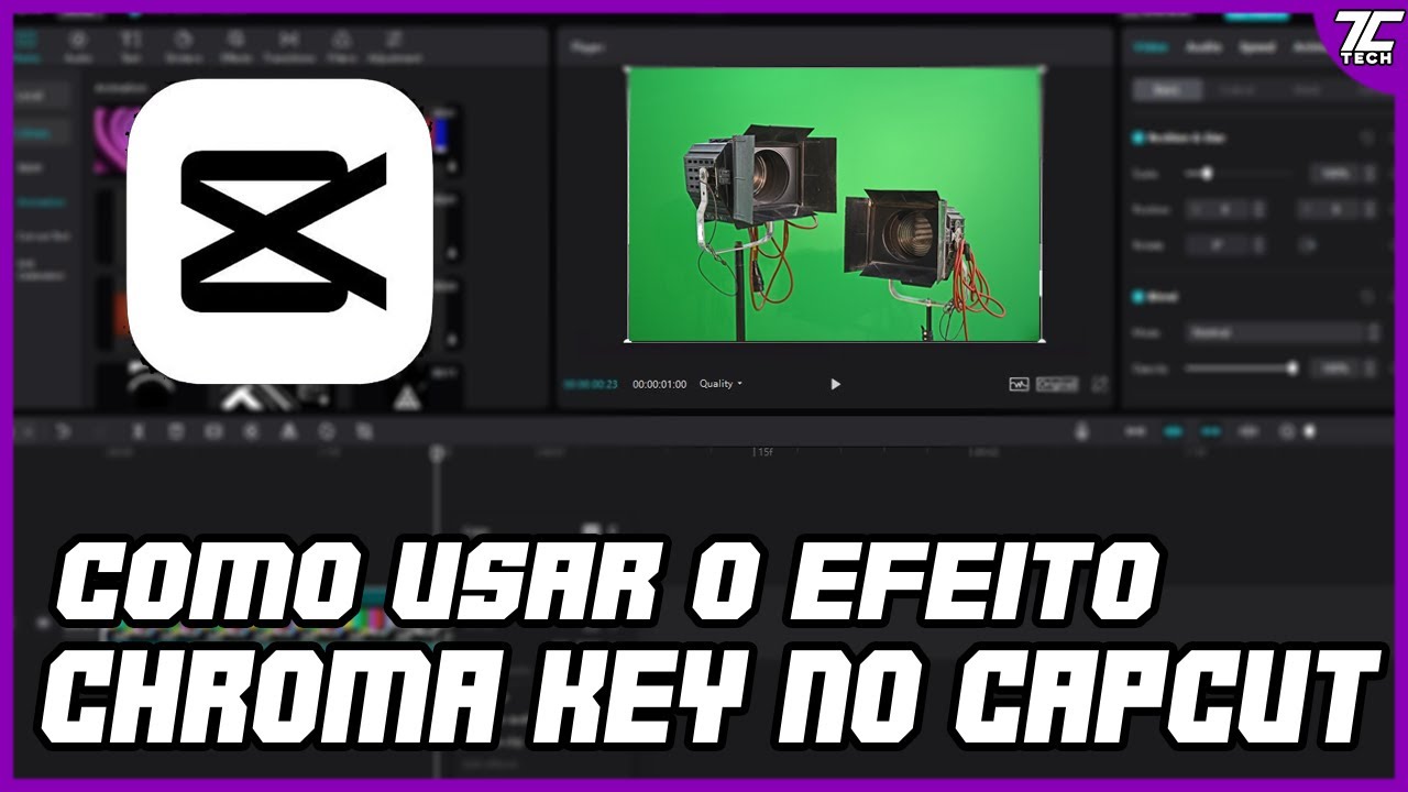 COMO USAR O CHROMA KEY (FUNDO VERDE) NO CAPCUT - YouTube