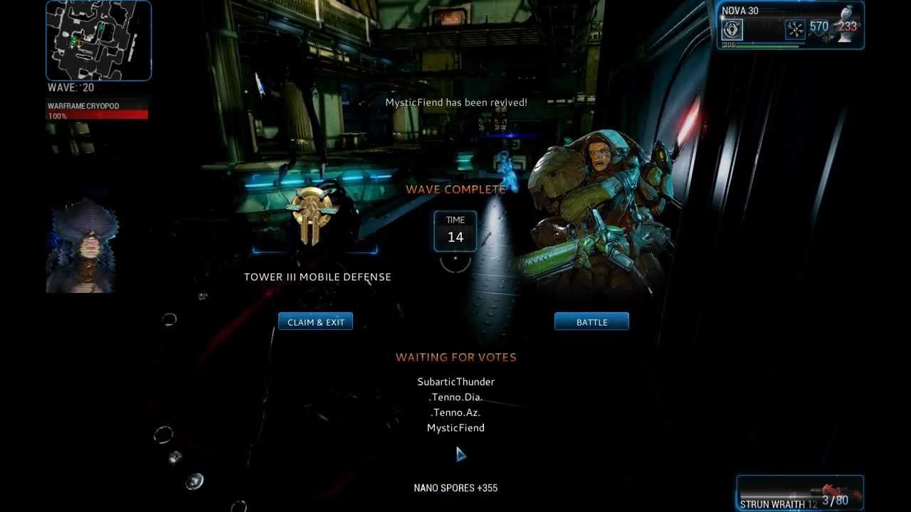 Warframe : Farm Void Key - T3 Mobile Defense - YouTube
